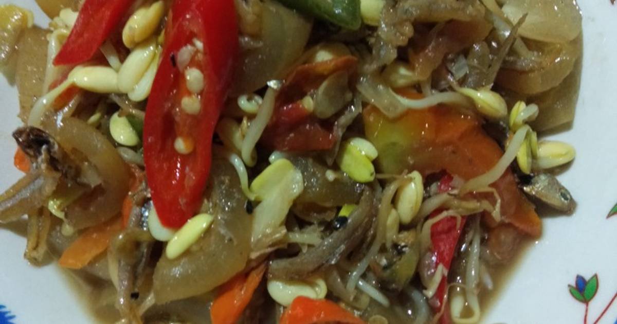 Resep Oseng teri cecek kecambah kedelai oleh Maulidiah Muvidhasari ...