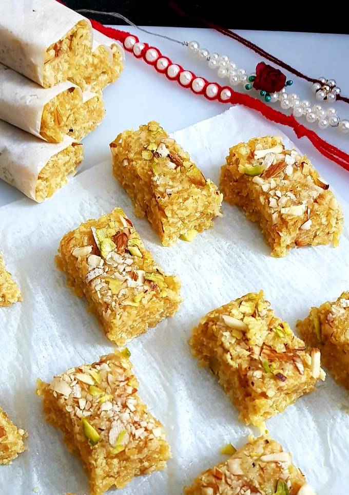 सेव की बर्फी (Sev ki barfi recipe in Hindi) रेसिपी बनाने की विधि in ...