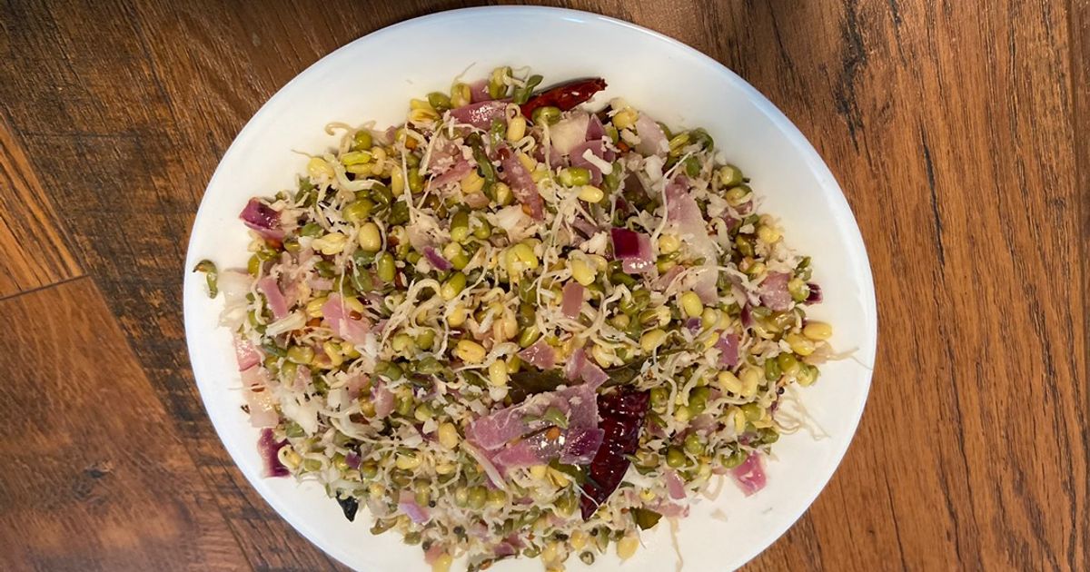 Protein Packed Sprouts Recipe by Anmen