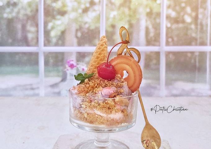 Resep Ice Cream Biskuit Monde oleh PutriChristian - Cookpad