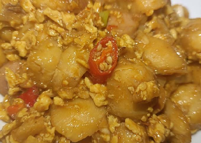 Resep 101. Sosis Bakso Saus Tiram Ala Nasi Gila oleh Nur'aini Fatmawati ...