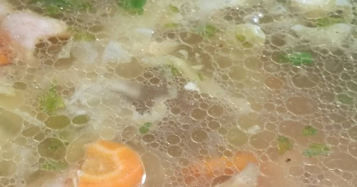Resep Sup Ayam Kampung Kuah Bening Gurih Oleh Diajeng Erma Prasetio