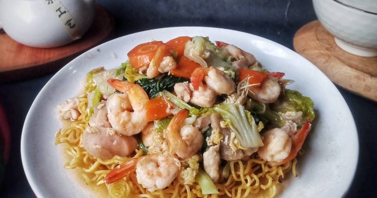 Resep Ifumie Goreng Udang oleh imaimey_ - Cookpad