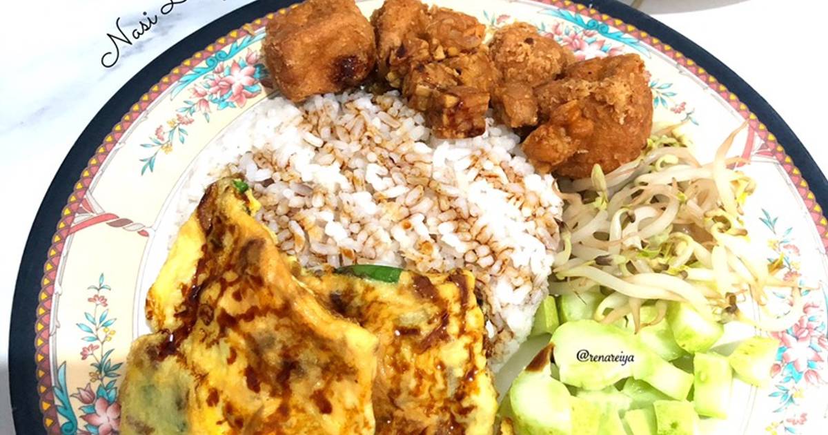 Resep Nasi Lengko Simpel oleh Rena Andini - Cookpad