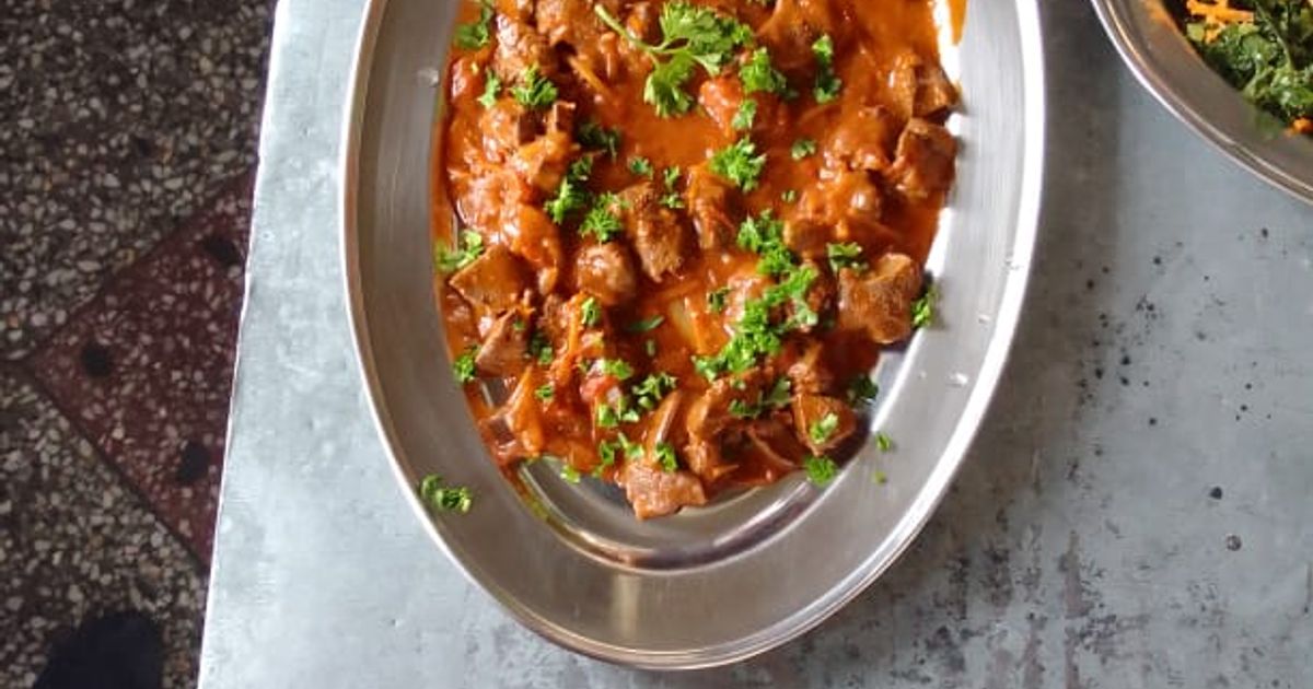 Title;Braised Liver Recipe by Rita Achieng - Cookpad