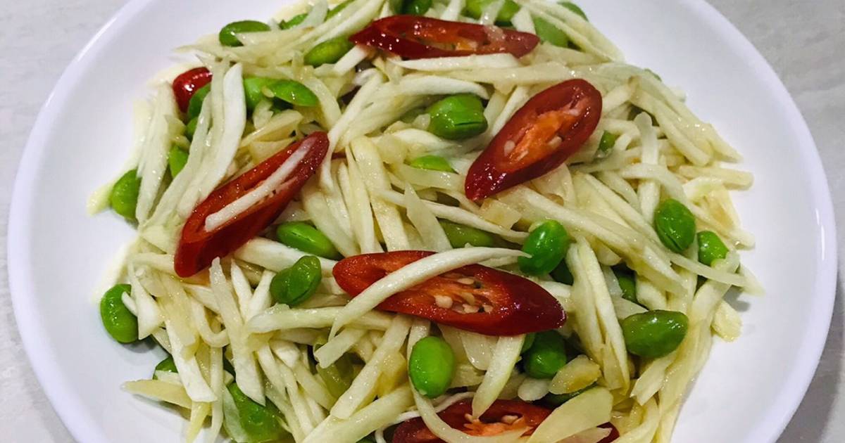 Resep Oseng sayur bambu air dan edamame #waterbamboo oleh Angela Litha ...