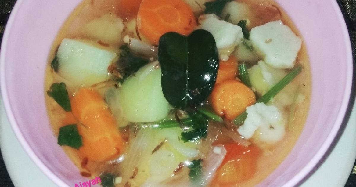Resep Sup segar simple oleh Mom's Aisyah Kitchen - Cookpad