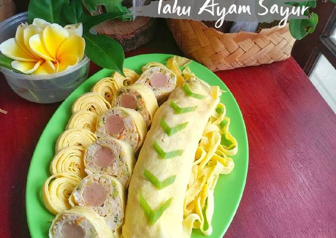 Resep (321) Rolade Tahu Ayam Sayur oleh Kiarra Cookies n Cakes - Cookpad Resep (321) Rolade Tahu Ayam Sayur oleh Kiarra Cookies n Cakes - Cookpad