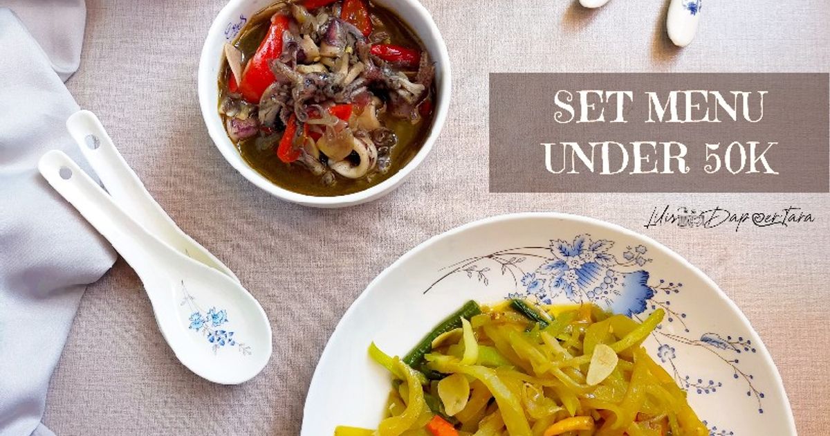 Resep sayur pendamping cumi masak hitam rumahan enak dan mudah - Cookpad