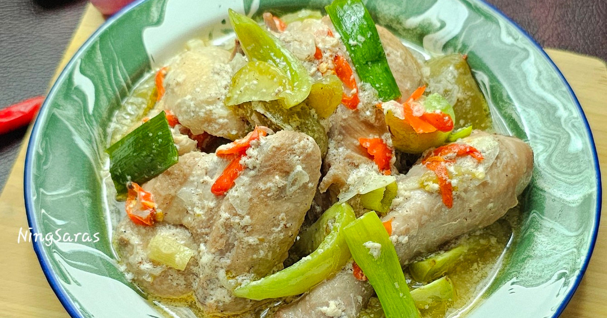 Resep Garang Asem Ayam Kuah Susu🍲 (No Bungkus Daun😉) oleh NingSaras ...