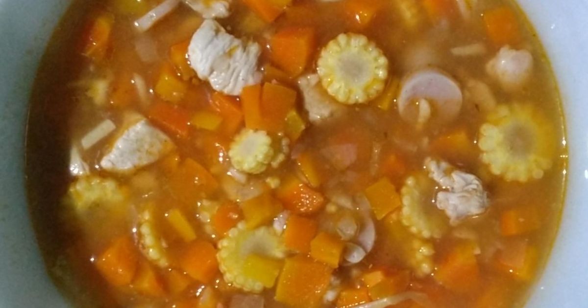 Resep Soup Merah (Tanpa Saus Tomat) oleh Nissa - Cookpad