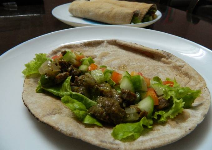Beef wrap Recipe by Saj - Cookpad