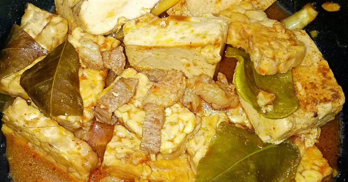Resep Tempe Tahu Daging Kuah Rendang oleh Afni - Cookpad