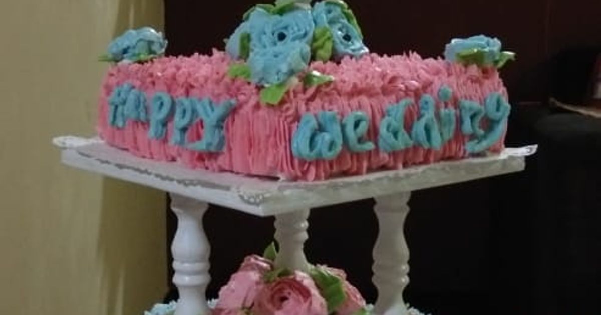 Resep Cake Pengantin 3 Tingkat oleh Rizki Nurani - Cookpad