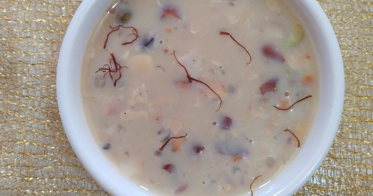 Fasting Special Sabudana Kheer With Dryfruits And Jaggery Recipe by ...