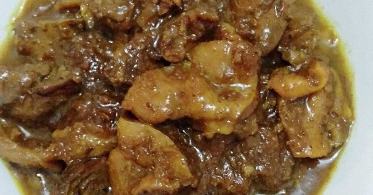Resep Semur Ati Ampela ala babang buryam oleh mayzar hilya - Cookpad