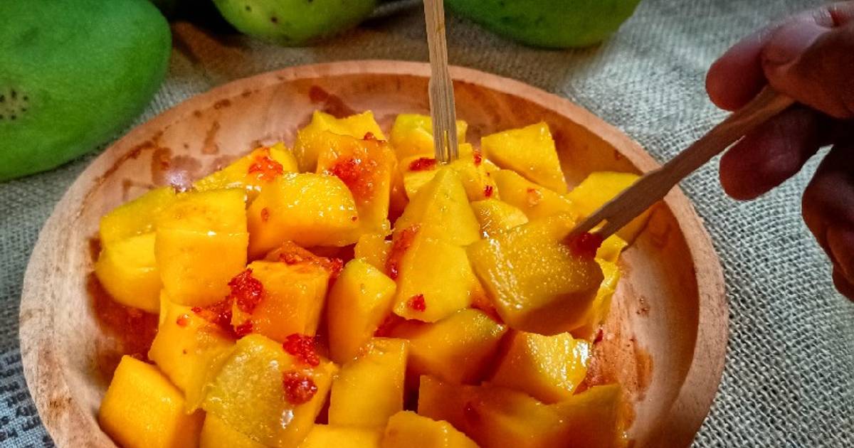 Resep Rujak Mangga oleh Tiara Mom's 3 R - Cookpad
