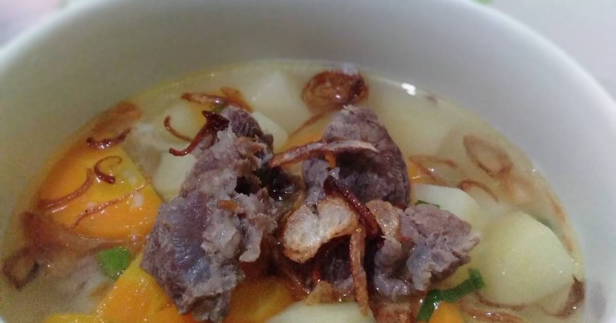Resep Sop daging sapi oleh citra andayani - Cookpad