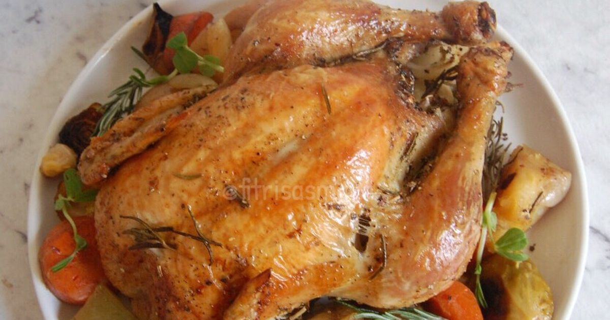 Resep chicken roasted lime rumahan enak dan mudah - Cookpad