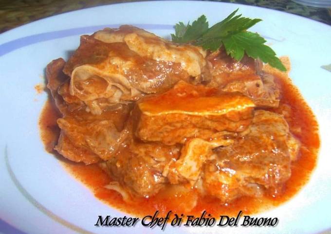 Ricetta Costa Spogliata di Vitello al Sugo di Fabio Del Buono - Cookpad