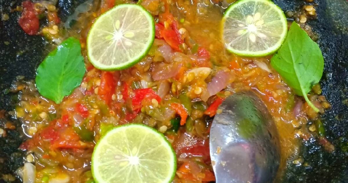 171 resep sambal pecak enak dan sederhana - Cookpad