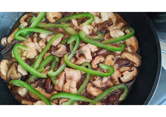 Resipi Ayam masak cendawan shiitake oleh aFun ashriati - Cookpad