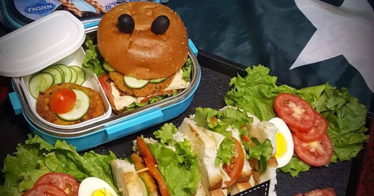 Chicken Shami kabab Sandwiches Recipe by Khalida Arain - Cookpad