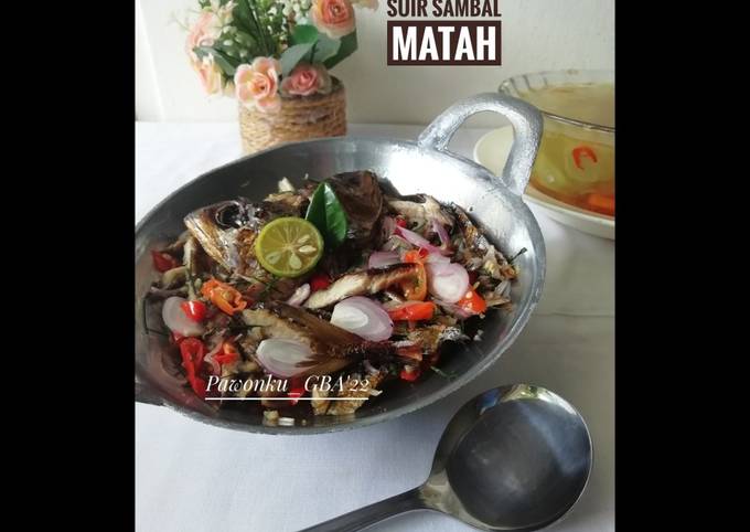 Resep 838 Ikan Asap Suir Sambal Matah Oleh 🍹🍕 Pawonku 🍜🍚 Cookpad