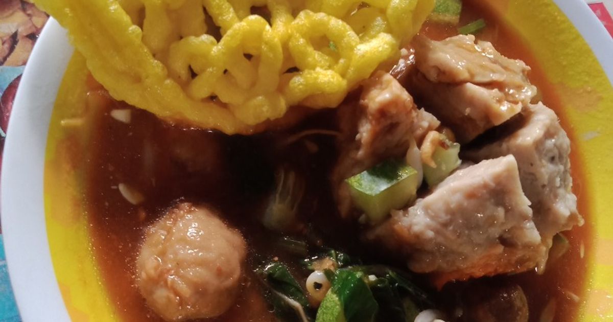 Resep Soteng (Baso+Bonteng)instan oleh MamaMeika - Cookpad