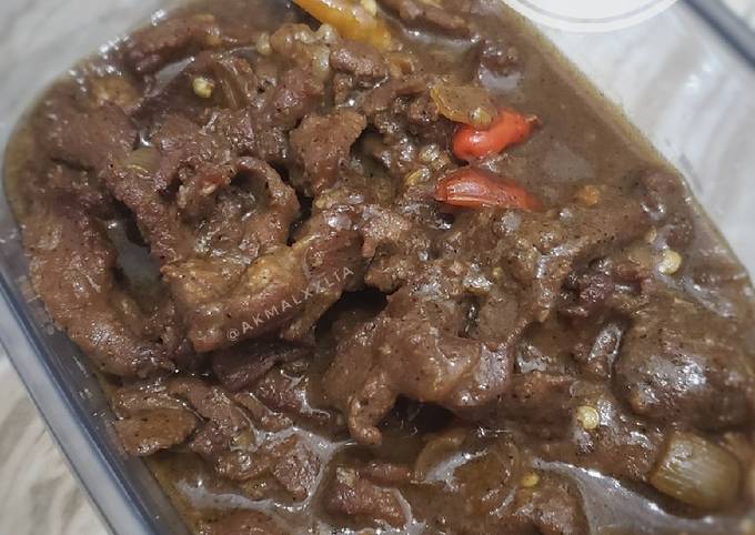 Resep Daging Sapi Lada Hitam Oleh Akmalxxlia Cookpad