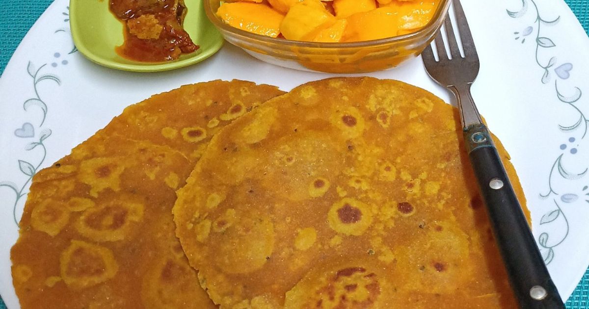 Shiraman Dashmi With Fresh Mango 🥭 (Gujarati Breakfast) Recipe by Bina ...