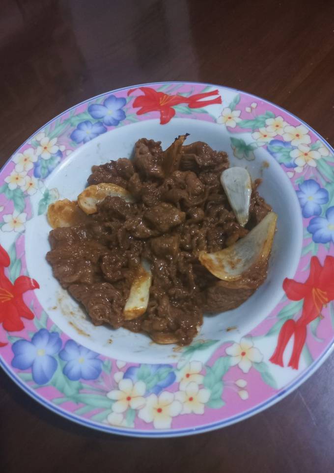 Resep Smokey Beef Slice Barbeque oleh Endang Haryanti - Cookpad