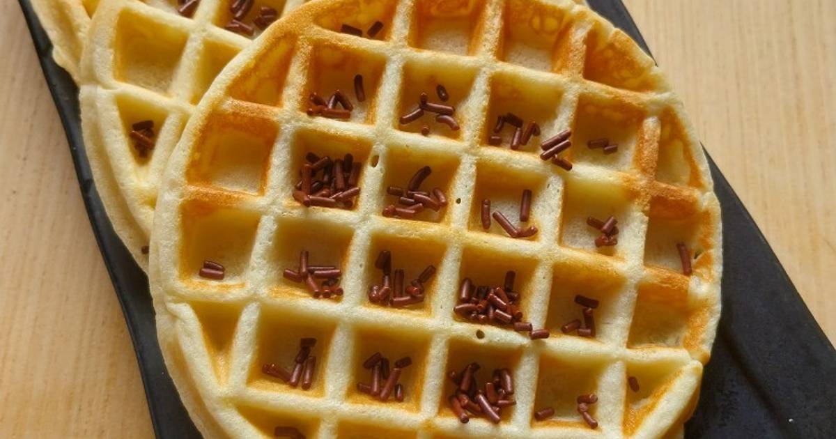 Resep Waffle Krispy anti gagal oleh Ria Mamanya Tata - Cookpad