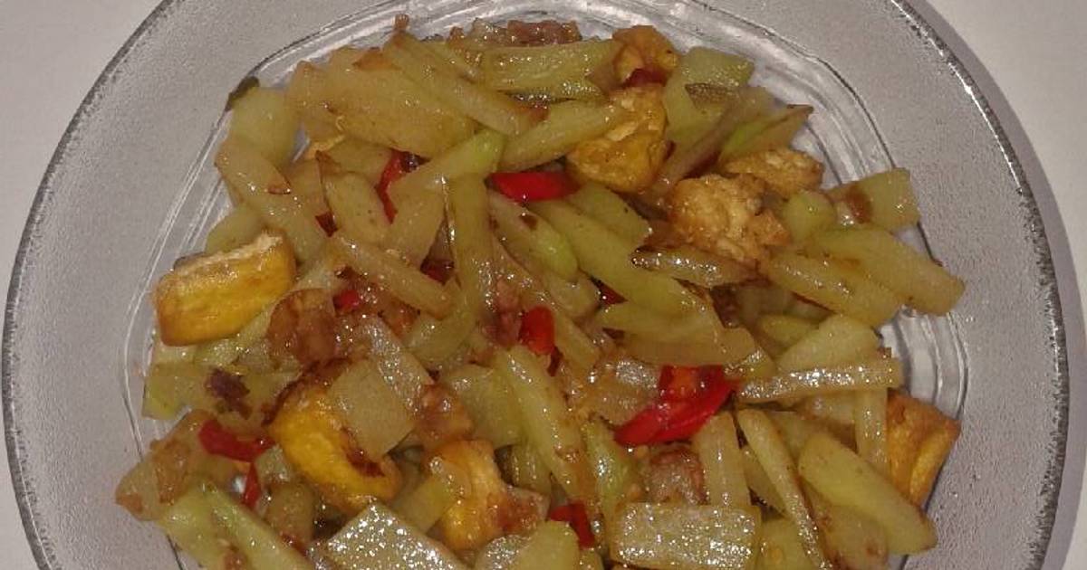 34 resep tumis labu siam tahu bumbu kuning enak dan mudah - Cookpad