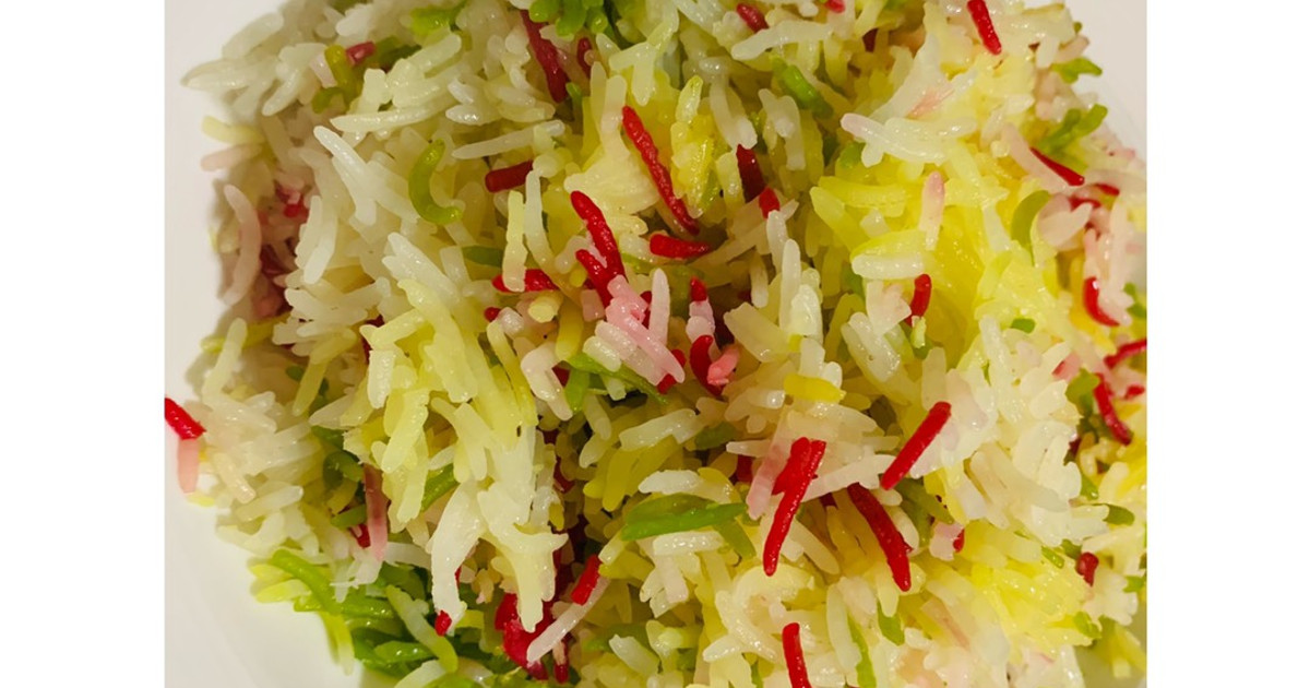 Tri Colour Mutanjan Recipe by Chef_From_Uae. - Cookpad