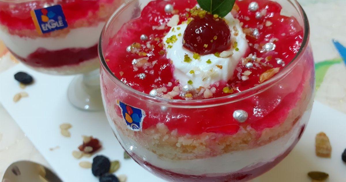 Crazy Cream Cheese Dessert Recipe by Chandu Pugalia - Cookpad
