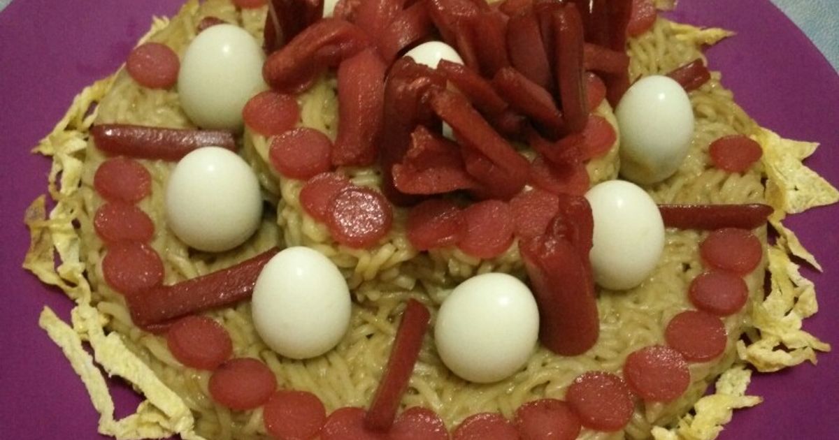 Resep Mie Instan Cake oleh norma sari - Cookpad