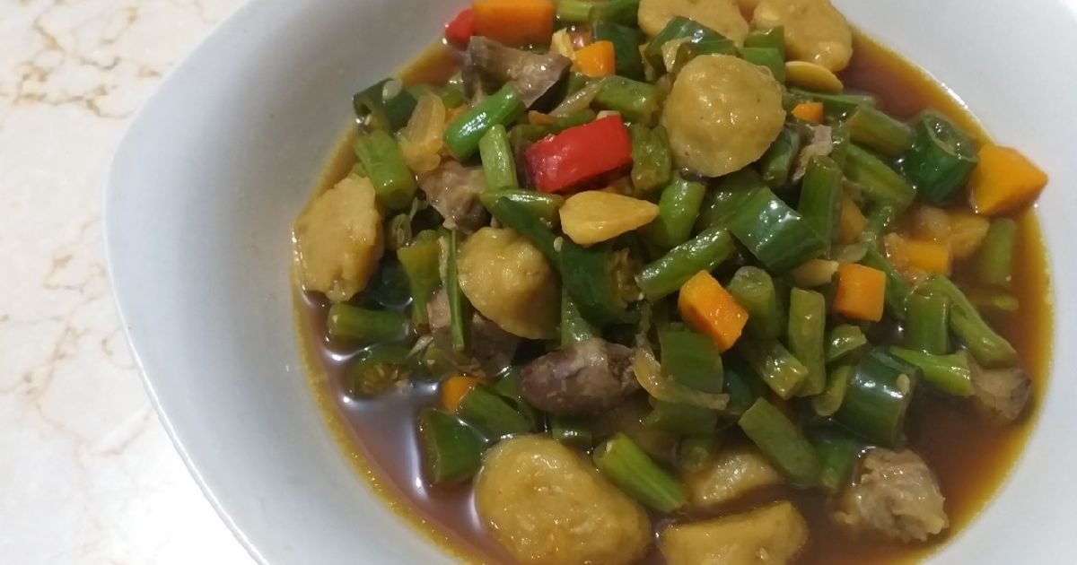 Resep Asem Asem Buncis Bakso Ati Ampela oleh Fiky ria irjayanti 2 - Cookpad