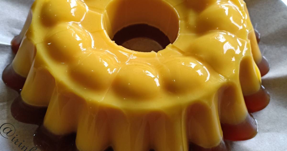 Resep Puding Labu Lapis Gula Merah oleh Irin Fernandez - Cookpad