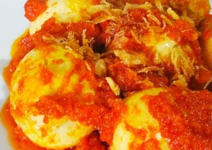 Resep Telur Bumbu Bali oleh Aleb Bela - Cookpad