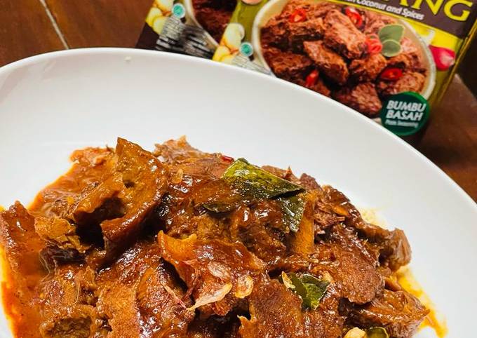 Resep Rendang daging bumbu instan oleh Ree Ree - Cookpad