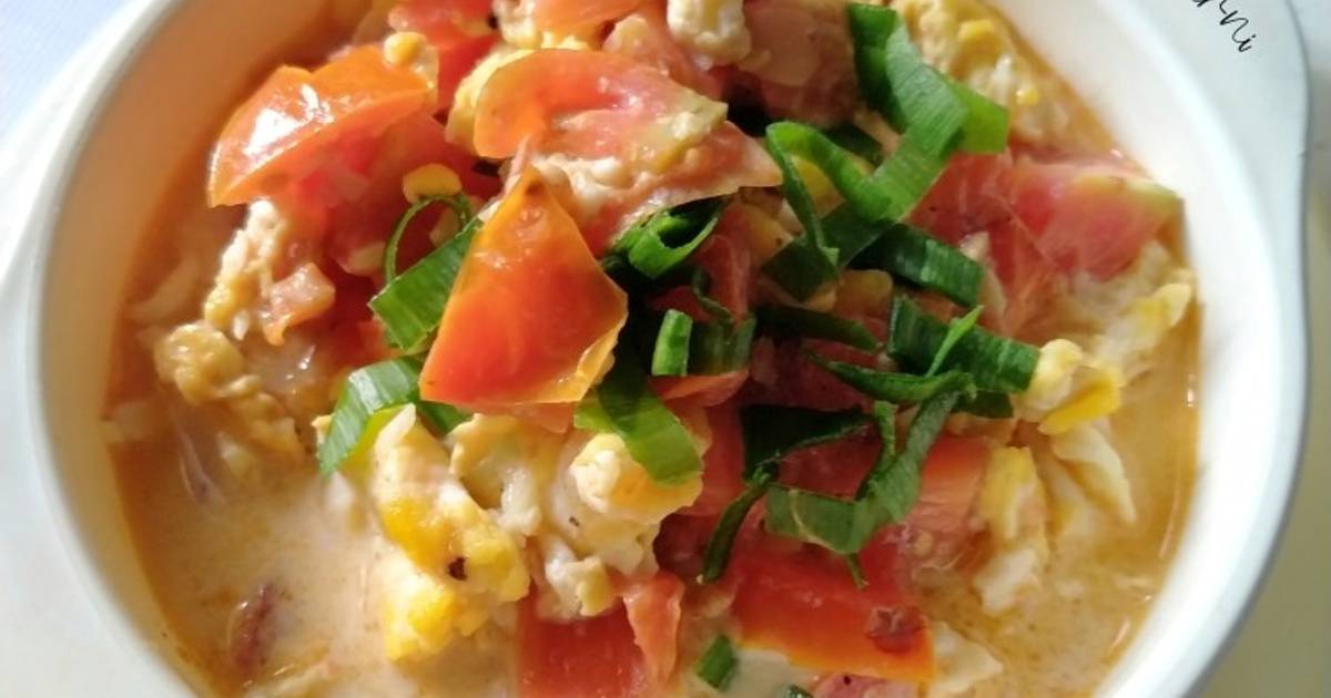 Resep Sup Telur Tomat oleh Yuli Tiarni - Cookpad