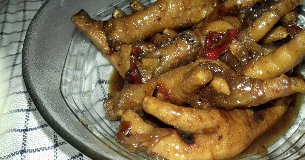 Resep Ceker Ayam Saus Tiram Oleh Widia Rahma Cookpad