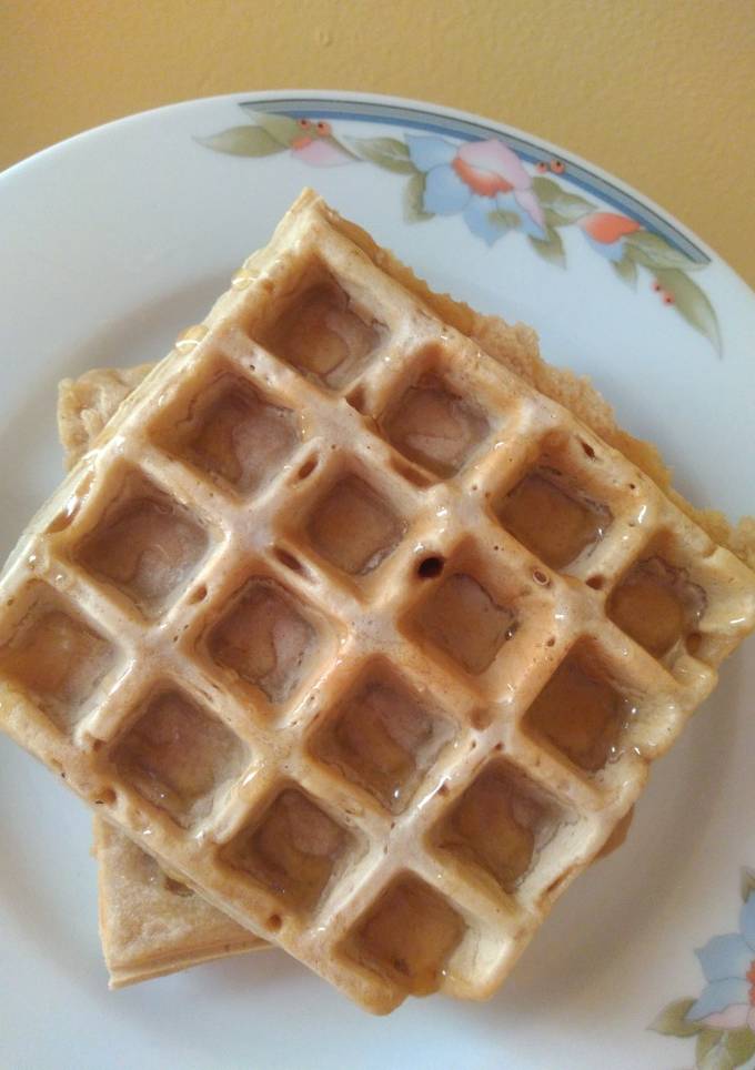 Waffles (saludables) de avena Receta de Agus - Cookpad