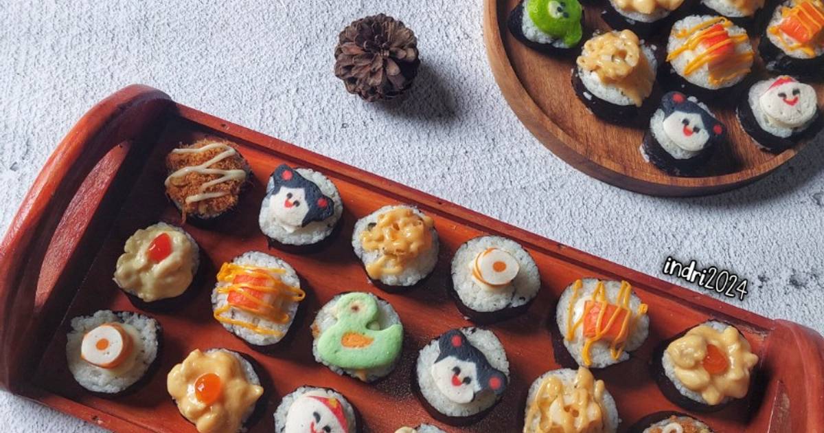 Resep Sushi Mini : Aneka Topping oleh Dapur Halal (Indri) - Cookpad