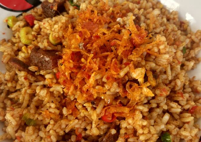 Resep 51. Nasi Goreng Rendang Makyus oleh Noona Hilda ️ - Cookpad