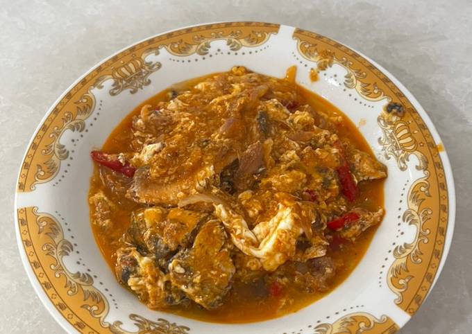 Resep Ikan Sarden Kaleng dengan Telur oleh AMELIA THEDY - Cookpad