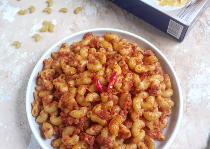 Resep Balado Makaroni Kornet oleh Elvira Yus - Cookpad