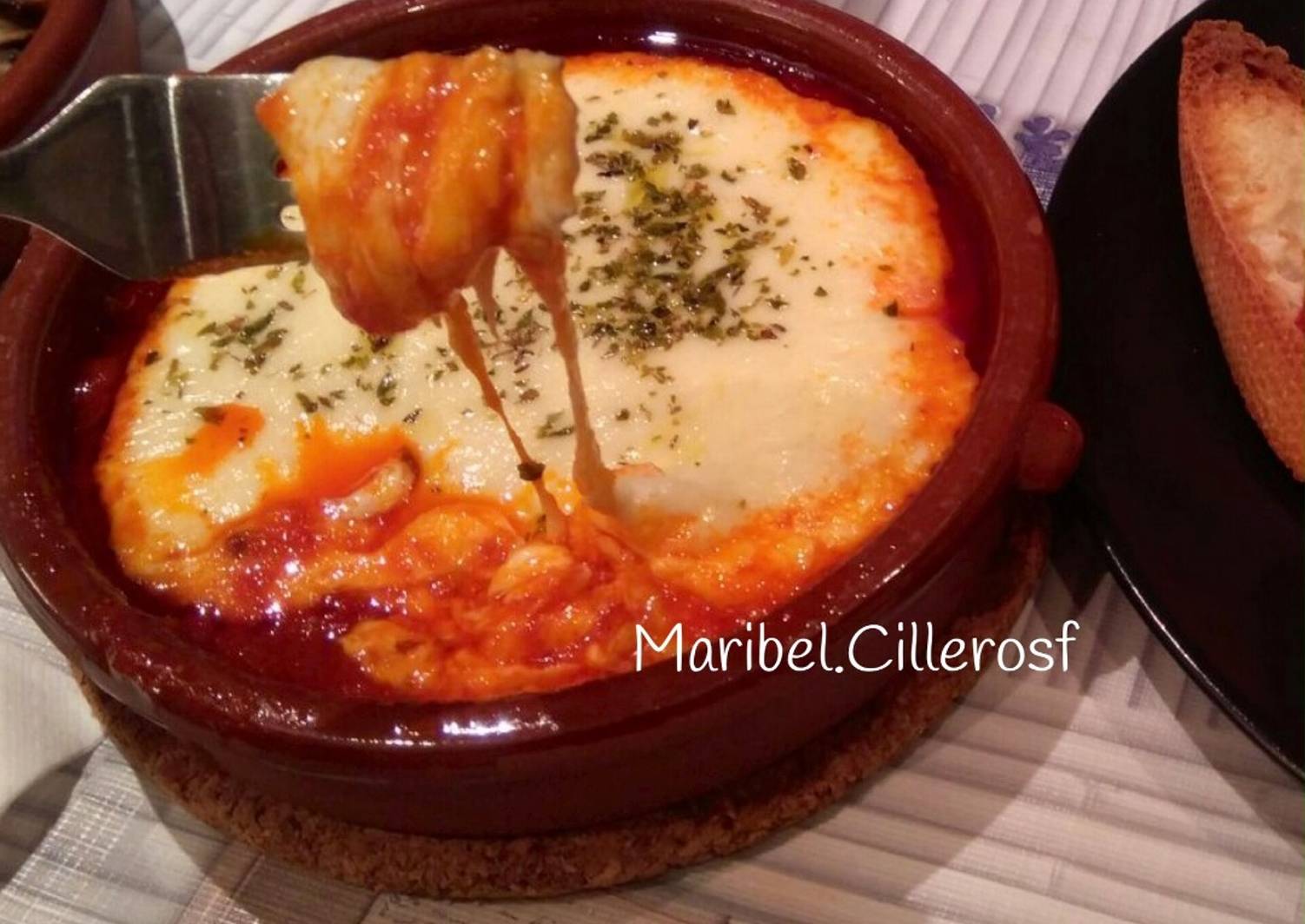 Provolone al horno Receta de Maribel.Cillerosf- Cookpad