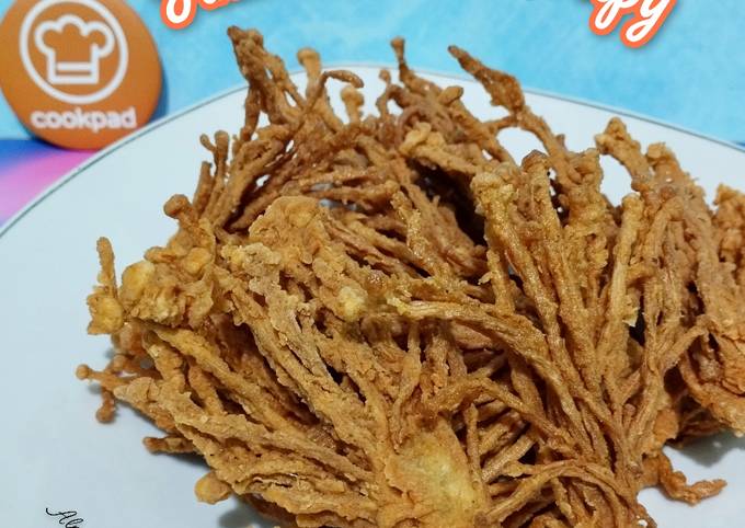 Resep Jamur Enoki Crispy 👩🏻‍🍳 oleh Bunda Almira - Cookpad